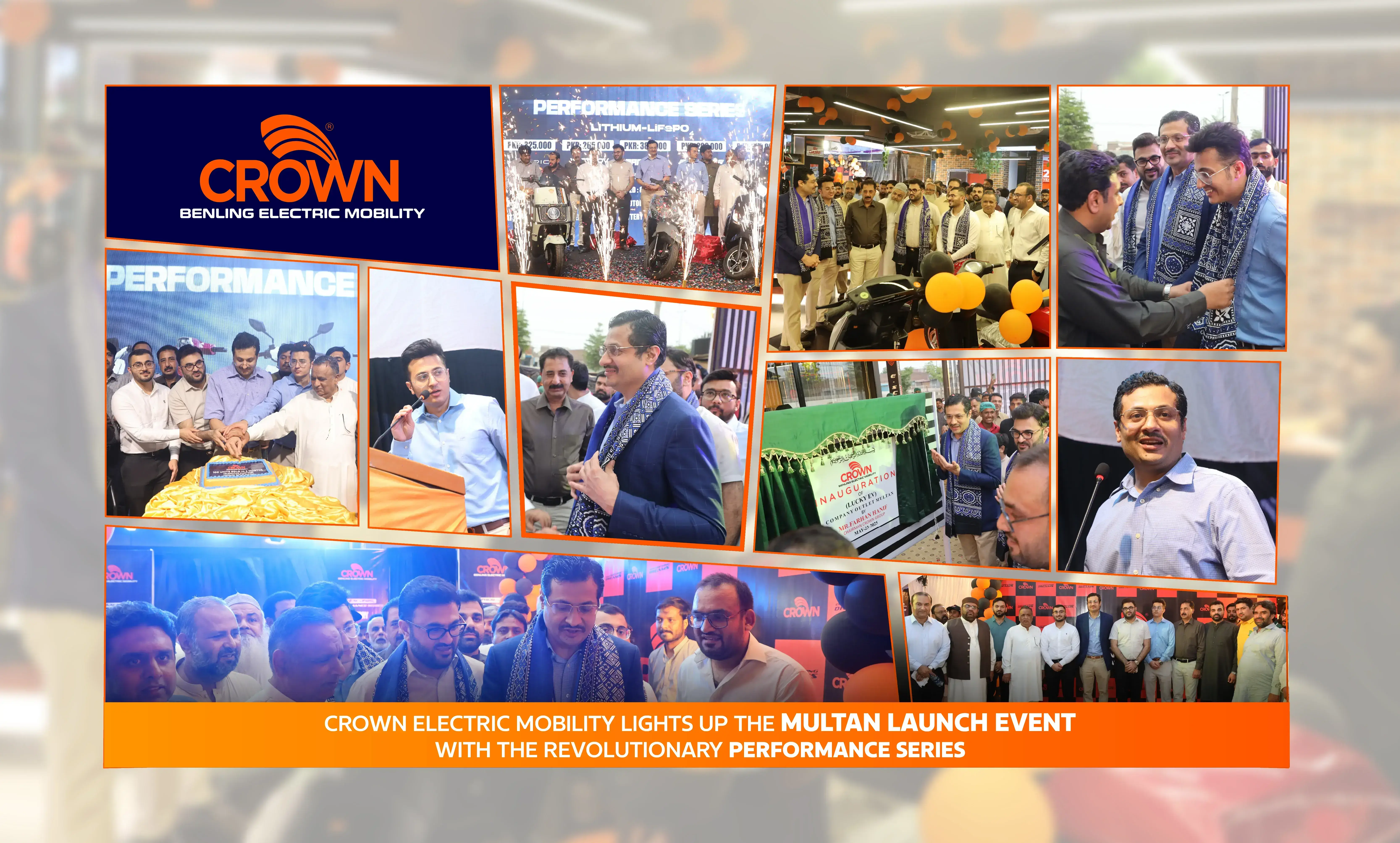 A Grand Debut: Crown Electric Mobility Lights Up the Multan Launch ...